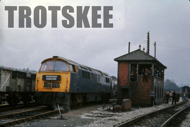35MM SLIDE BR British Railways Diesel Loco Class 52 Western D1010 1977 ...