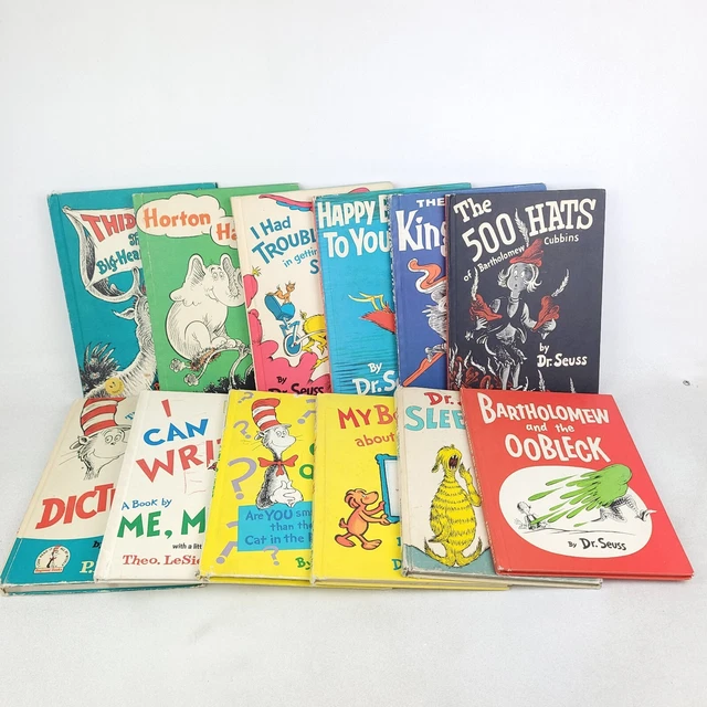 Dr Seuss Beginner Books Bright Early Lot 12 Books Vintage 1960s 70s