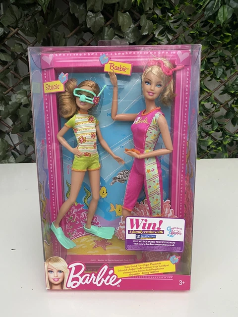 BARBIE SISTERS SNORKEL Fun With Barbie And Stacie Playset £30.00 ...