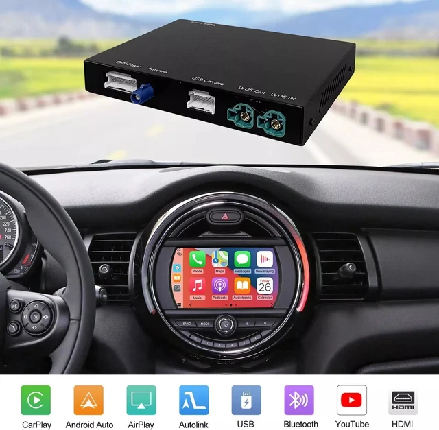 WIRELESS APPLE CARPLAY Android Auto Interface NBT Retrofit Kit For MINI ...