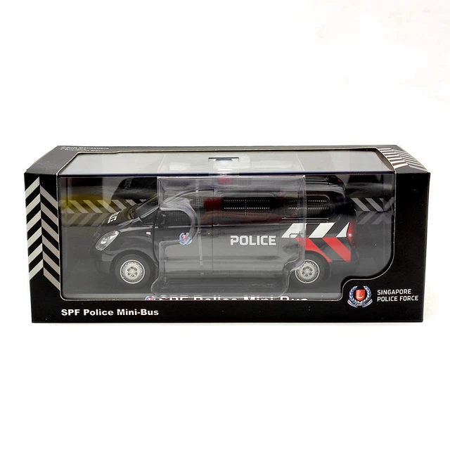 1/38 IXO HYUNDAI SPF MINI-BUS Singapore Police Force DIECAST ...