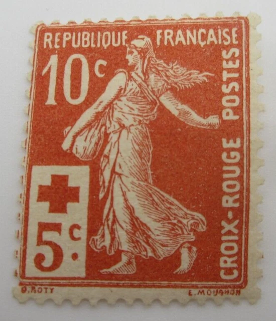 FRANCE TIMBRE N° 147 - Neuf Avec Charniere - Semeuse Camee - Croix Rouge EUR 10,00 - PicClick FR