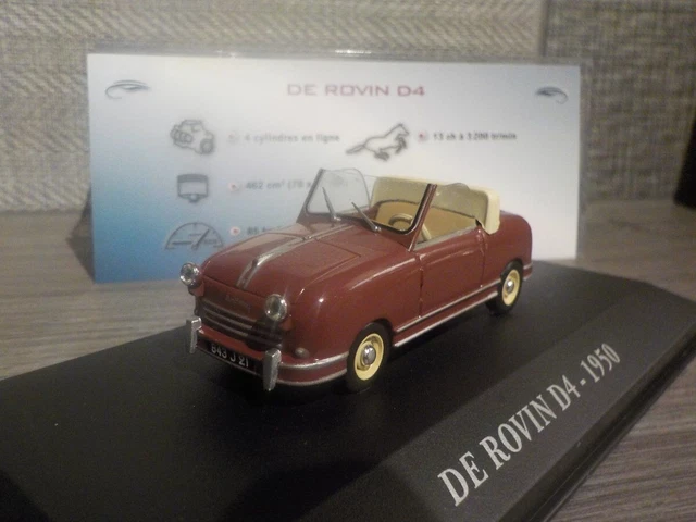 1:43 DE Rovin D4, 1950, Brown, Model Cars, £14.39 - PicClick UK