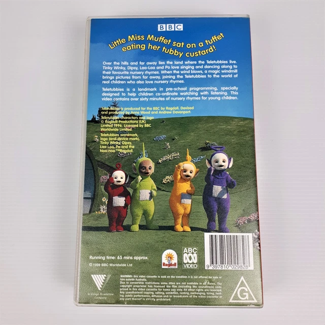 TELETUBBIES NURSERY RHYMES VHS 1998 Video Children Show Kids Children ...