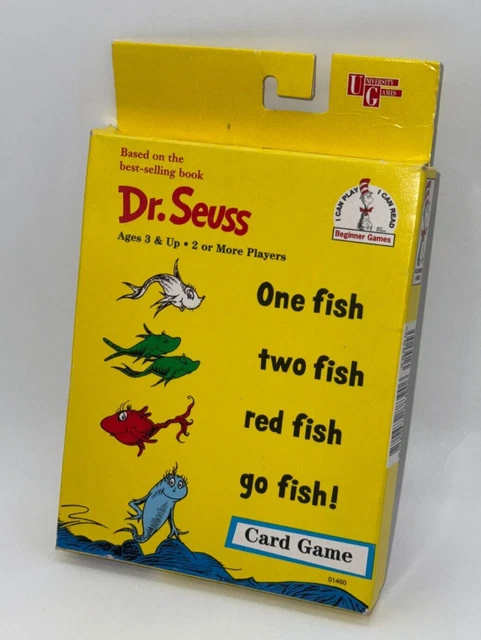 DR. SEUSS ONE fish Two Fish Red Fish go fish! Card Game - University ...