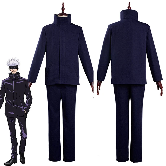 JUJUTSU KAISEN-SATORU GOJO Cosplay Costume School Uniform Outfits ...