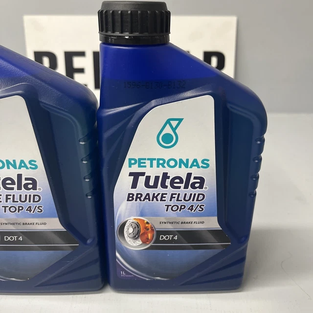 DOT 4 SYNTHETIC Brake Fluid Top 4/S Petronas Tutela 2 X 1litre £24.95 ...