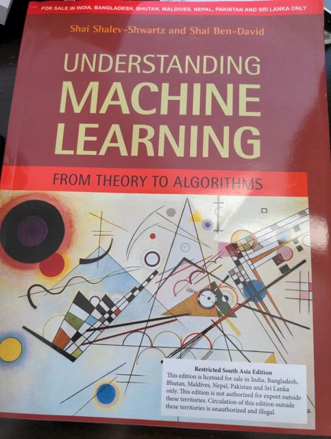 COMPRENDRE L'APPRENTISSAGE AUTOMATIQUE par Shai Shalev-Shwartz, 3e édition... EUR 29,65 ...