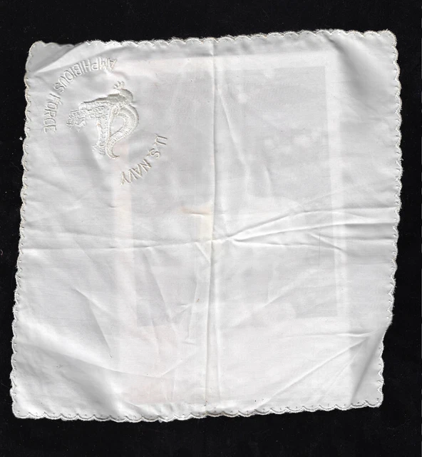 US NAVY AMPHIBIOUS Force Handkerchief WW2 Era. $20.00 - PicClick