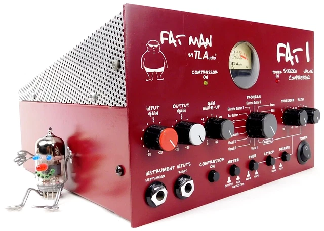 TL AUDIO FAT Man FAT 1 compressore tubo stereo + quasi come nuovo + 1 ...
