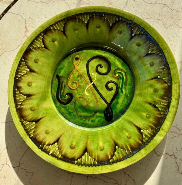 BIOT - TRÈS Grand Plat En céramique années 70 - Signé EUR 200,00 ...