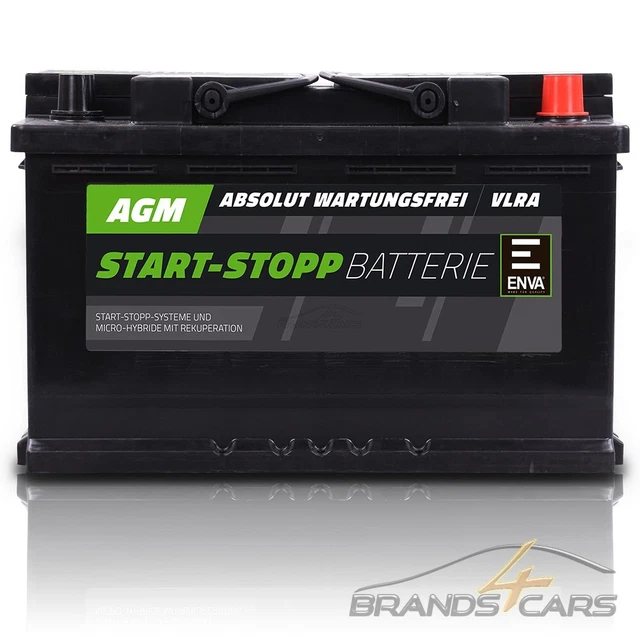 AUTOBATTERIE 12V 80AH STARTERBATTERIE 800A AGM80 START-STOP AGM ENVA EUR 137,99 - PicClick DE