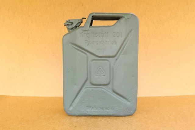 VINTAGE GERMAN MILITARY Wehrmacht Jerry Can Gas Fuel Land Forces WWII ...