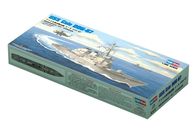 HOBBY BOSS 3483410 USS Cole DDG-67 1:700 modellismo kit nave EUR 23,90 ...