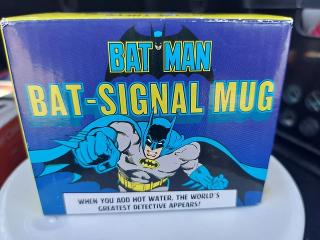 BATMAN BAT SIGNAL mug / cup Changes with Temp! DC Comics Neal Adams ...