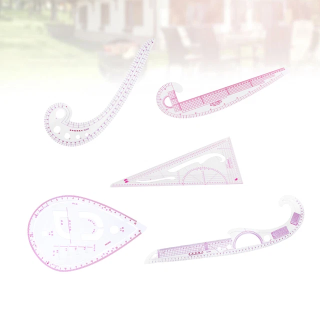 MULTI FUNCTION DRAWING Ruler Grading Rulers Tailor Sewing Rulers £7.69 ...