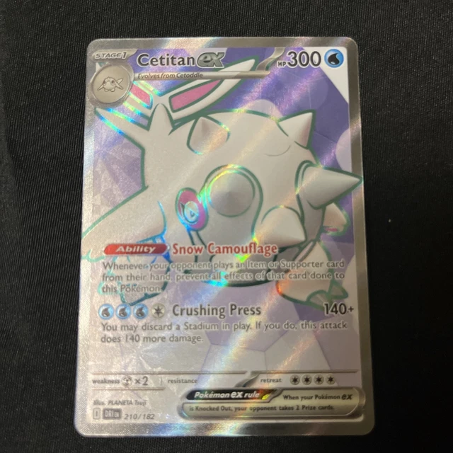 2025 POKÉMON DESTINED Rivals Cetitan Ex Full Art 210/182 $0.50 ...