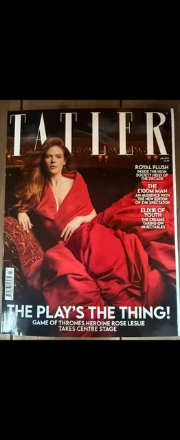 TATLER MAGAZINE JULY 2025 Game of Thrones Rose Leslie takes centre stage £7.99 - PicClick UK
