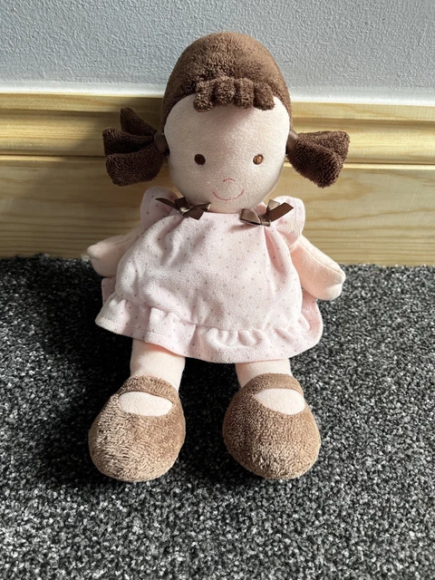 CARTERS CHILD OF Mine Pink Brown Soft Rag Doll Toy 11” Retired £21.38 ...