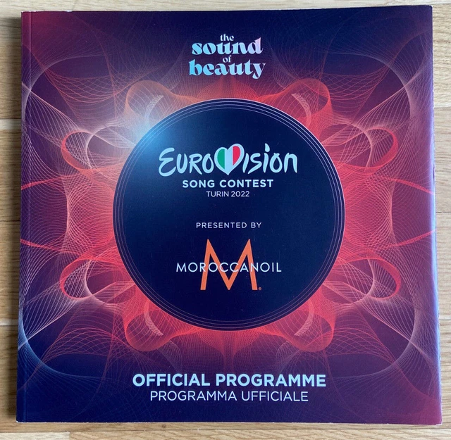 EUROVISION 2022 TURIN, Official Programme Program EUR 28,00 - PicClick DE