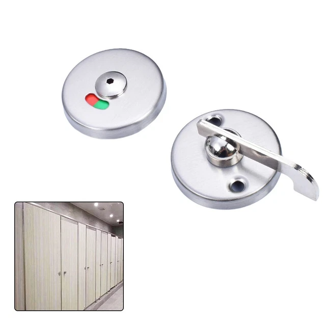 1 * BRUSHED Indicator Bolt Vacant Engaged Bathroom Privacy WC Toilet ...