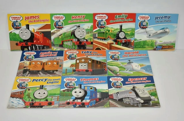 THOMAS STORY LIBRARY 10x Thomas & Friends Books Illustrated Tank Engine ...