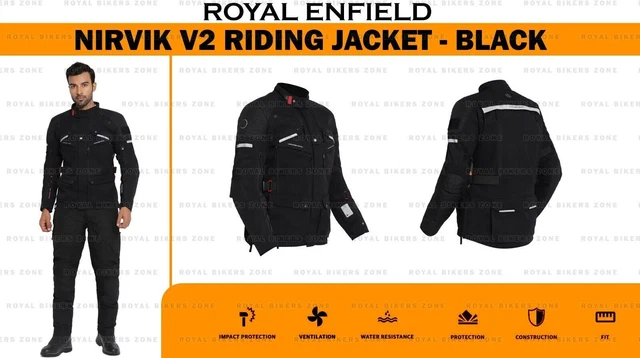 VESTE D'ÉQUITATION ROYALE Enfield Nirvik V2 Noire M, L, Xl, 2Xl EUR 365,90 - PicClick FR