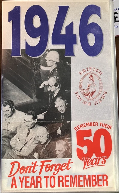 1946 A YEAR To Remember VHS Video British Pathe News £0.50 - PicClick UK