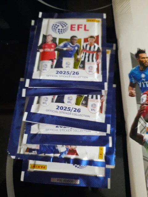 PANINI EFL 2025/26 sticker book with 6 packs stickers new £15.00 ...