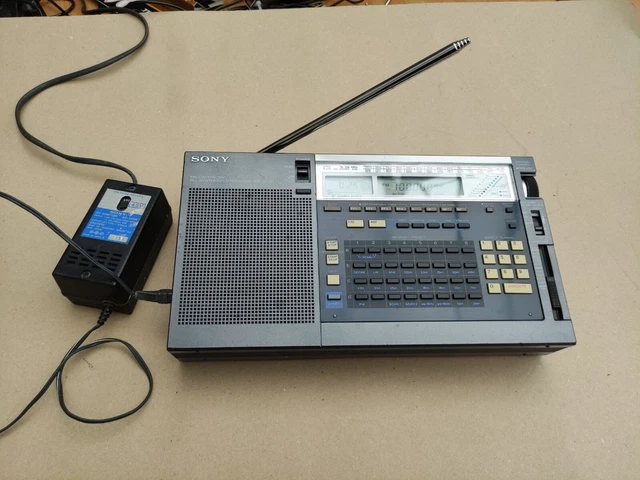 SONY ICF-SW1S SW1 Sw1S Short Wave World Band Radio Psu Am Cw Ssb Cased ...