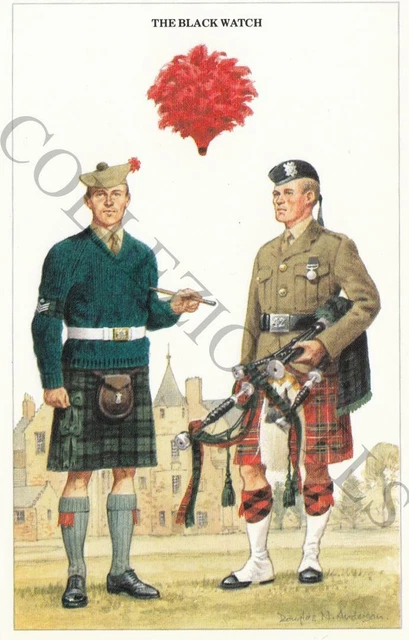 CARTOLINA/MILITARY POSTCARD THE Black Watch EUR 1,30 - PicClick IT