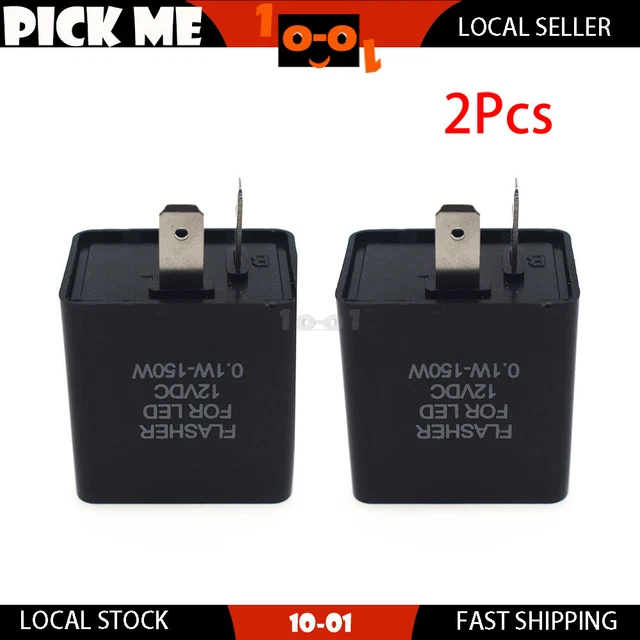 2 X 12V 2Pin Blinker LED Flasher Relay For Precision Cycle Works ...