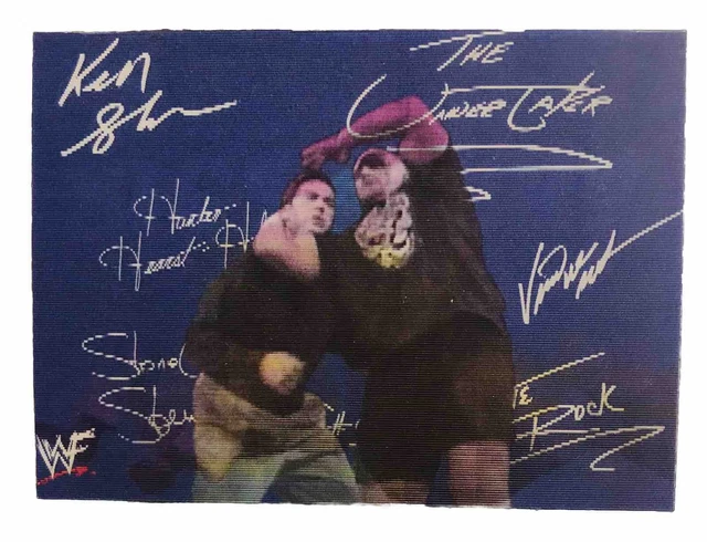 STONE COLD STUNNER Steve Austin Signature Moves 1999 Motion Card Artbox ...