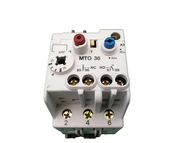 GEC OVERLOAD Relay 30 - 36 Amp MTO-36 $68.97 - PicClick AU
