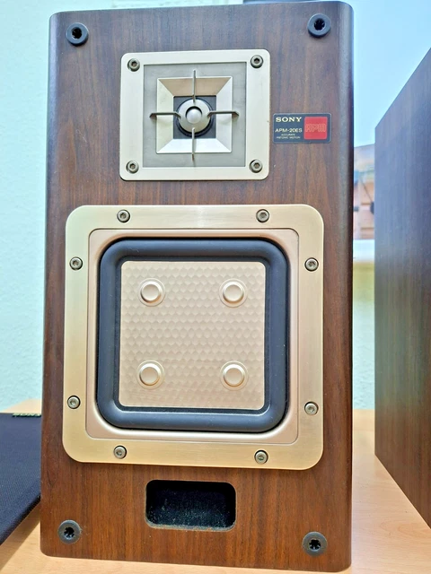 SONY APM-20ES SPEAKERS rare vintage made in Germany sequential serial ...