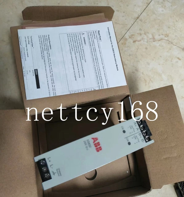 #2824--ABB SS832 DUAL input redundancy 24V 20A module new in box #W3 ...