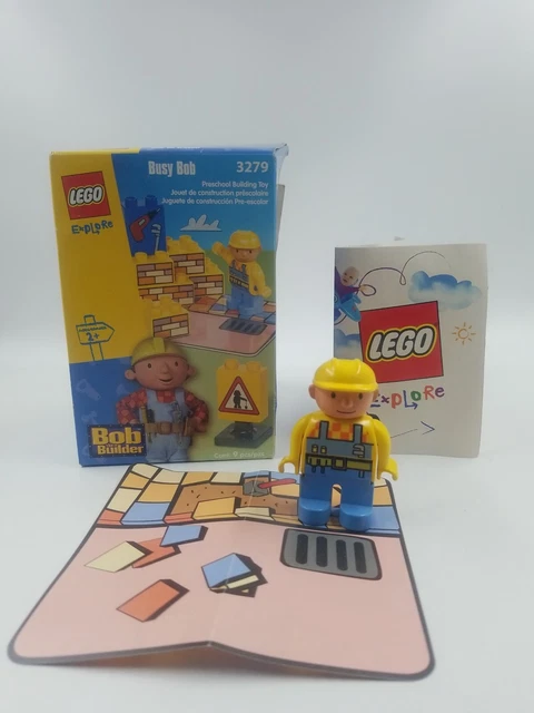 LEGO BUSY BOB the Builder 3279 Explore Duplo Preschool 2002 Complete ...