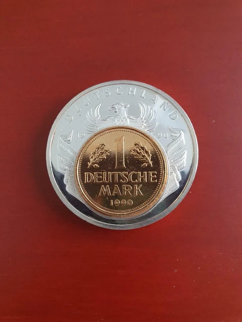 MÉDAILLE 1 DEUTSCHE Mark 1990 Deutschland European Currencies EUR 7,00 ...