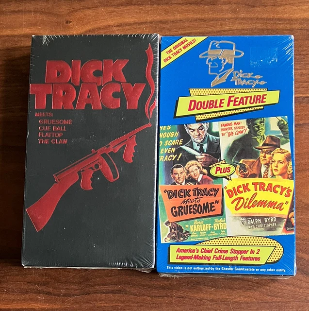 DICK TRACY DOUBLE Feature VHS Lot Both New Sealed £10.16 - PicClick UK