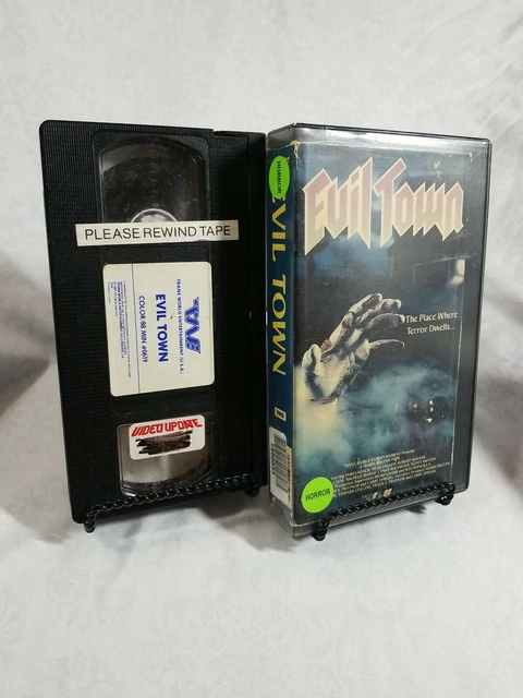 EVIL TOWN VHS Rare Action Adventure Horror Slasher Transworld ...