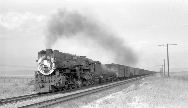 SP SOUTHERN PACIFIC Railroad Train, Engine No 4356, Type 4-8-2 Old ...