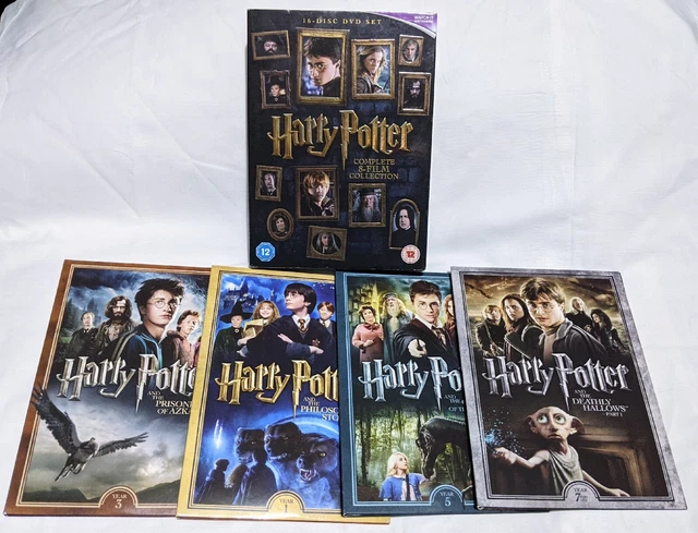 HARRY POTTER: THE Complete 8-Film Collection - 16 Dvd Box Set £9.99 ...