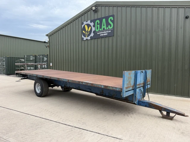 26FT BALE TRAILER SMOOTH Bed Tractor, Silage Bales, Straw Trailer ...
