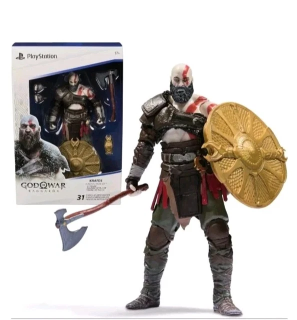 GOD OF WAR Ragnarok: Kratos Articulated Action Figure - Playstation ...