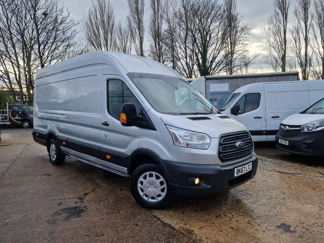 2018 FORD TRANSIT Xlwb Jumbo l4h3 Trend Good spec Silver Van Ideal ...