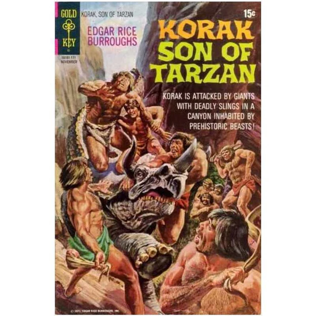 KORAK: SON OF Tarzan #44 - 1964 series Gold Key comics Fine minus [e ...