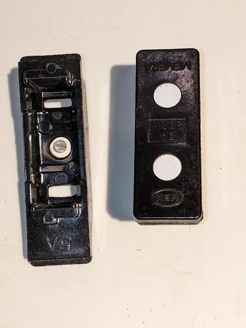 VINTAGE MEM MEVERA 5A Rewireable Fuse and Holder for MEM Consumer Unit ...