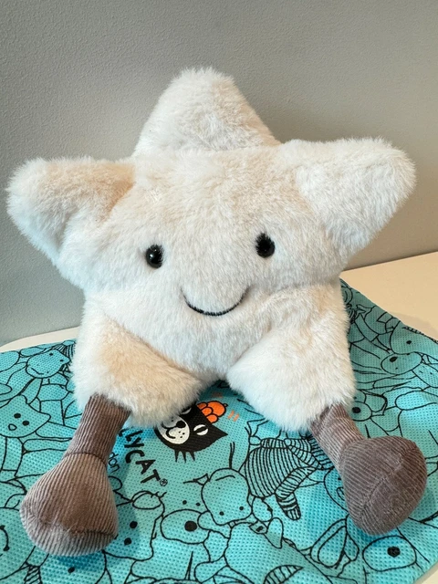 JELLYCAT AMUSEABLE CREAM Star Soft Toy Plush BNWT w. dust bag £35.00 ...