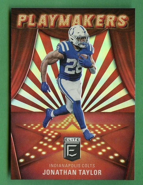 JONATHAN TAYLOR 2022 Elite Football Playmakers Insert Indianapolis ...