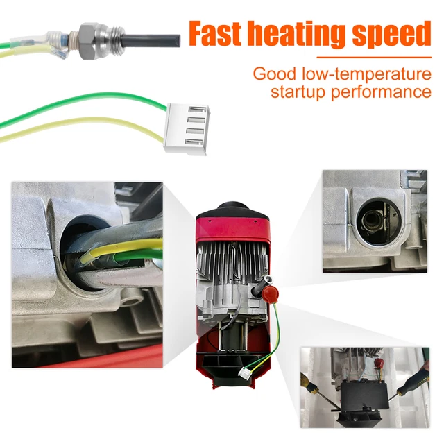 GLOW PLUG REPAIR Kit 12V 2KW 5KW 8KW Parking Diesel Heater Glow ...
